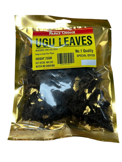 Papa’s Choice Dried Ugu (Fluted Pumpkin Leaves) Leaves 25g | SurulereFoods